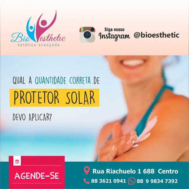 Propaganda Protetor Solar Estética Corporal – Agencia M9